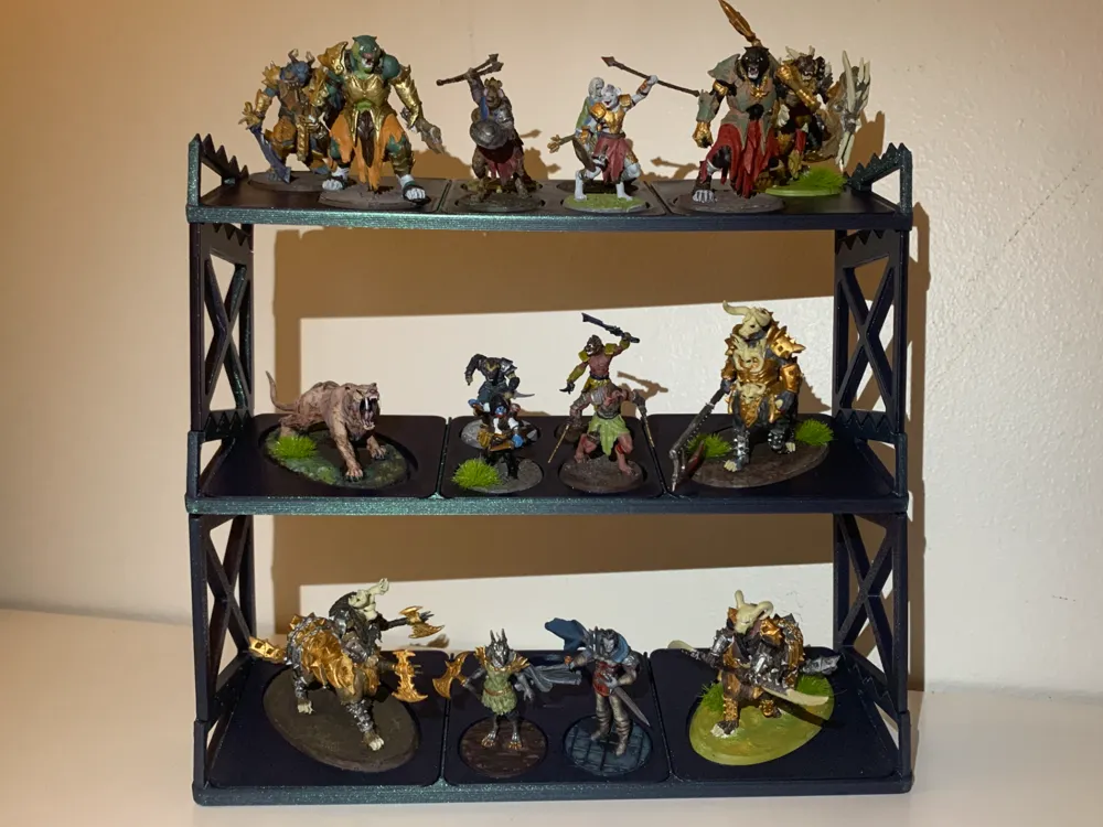 Vertical modular miniature display stand by legofoodjoker - MakerWorld