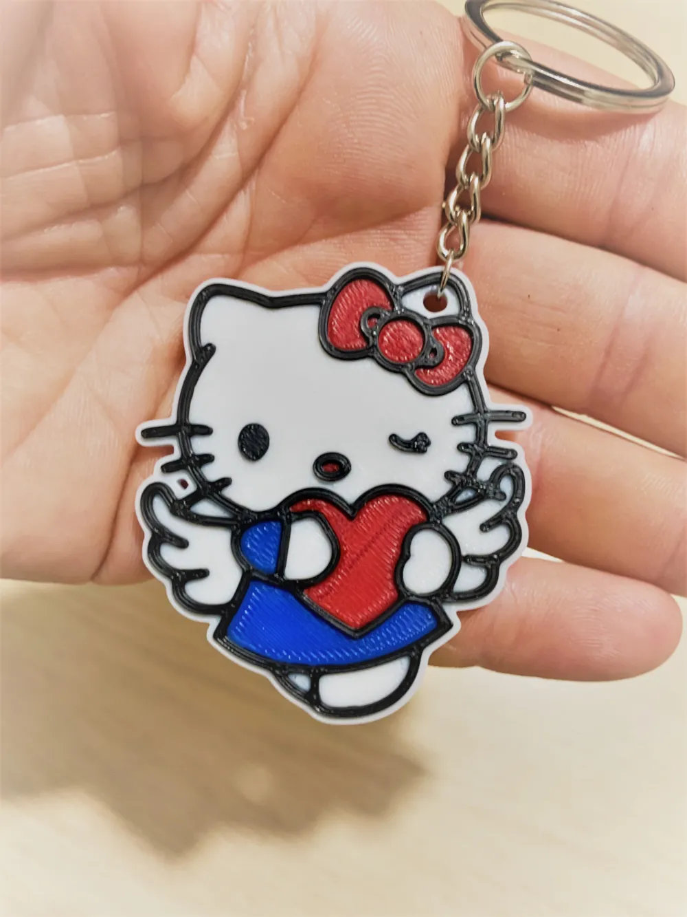 keychain Hello Kitty - Free 3D Print Model - MakerWorld