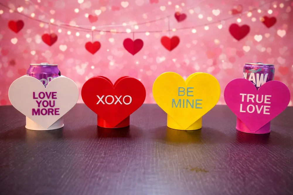 Valentine’s (Heart Candy) Can Holders - Free 3D Print Model - MakerWorld