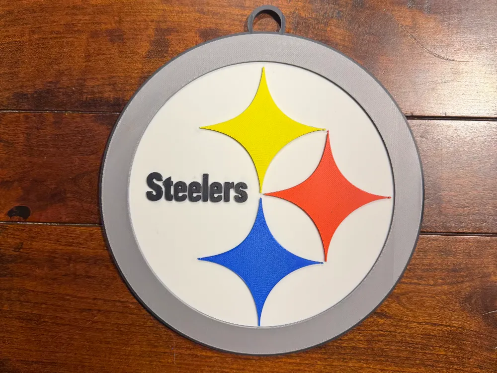 Pittsburgh Steelers Oversized Necklace Logo - Free 3D Print Model ...