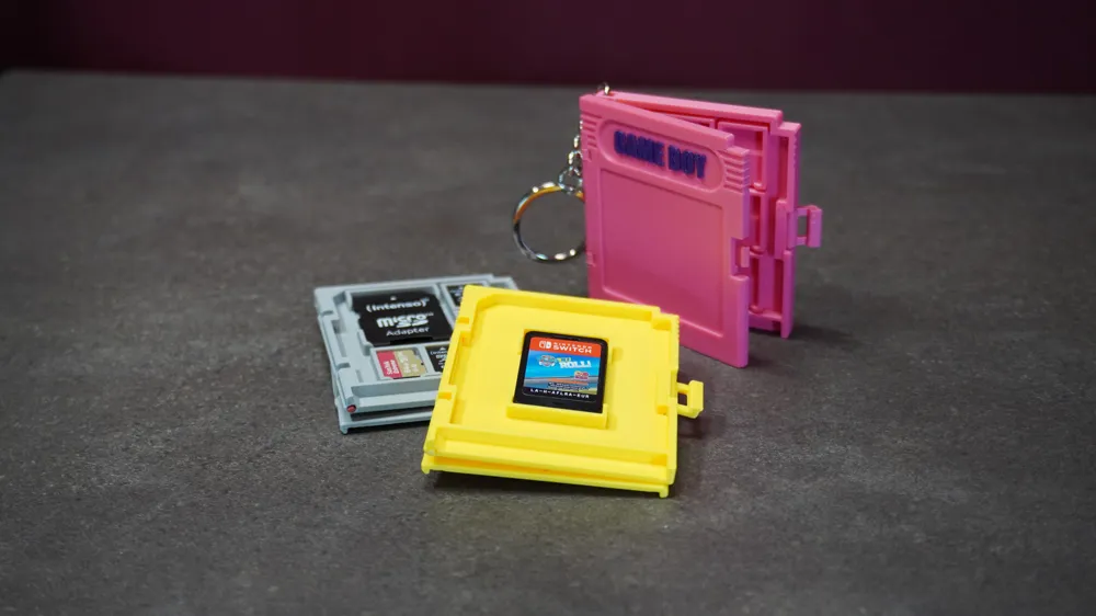 Gamey Boy Cartridge - SD & Switch Case - Free 3D Print Model - MakerWorld