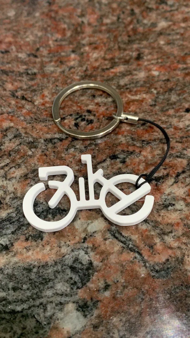 Bicycle keychain by MakerRober - MakerWorld