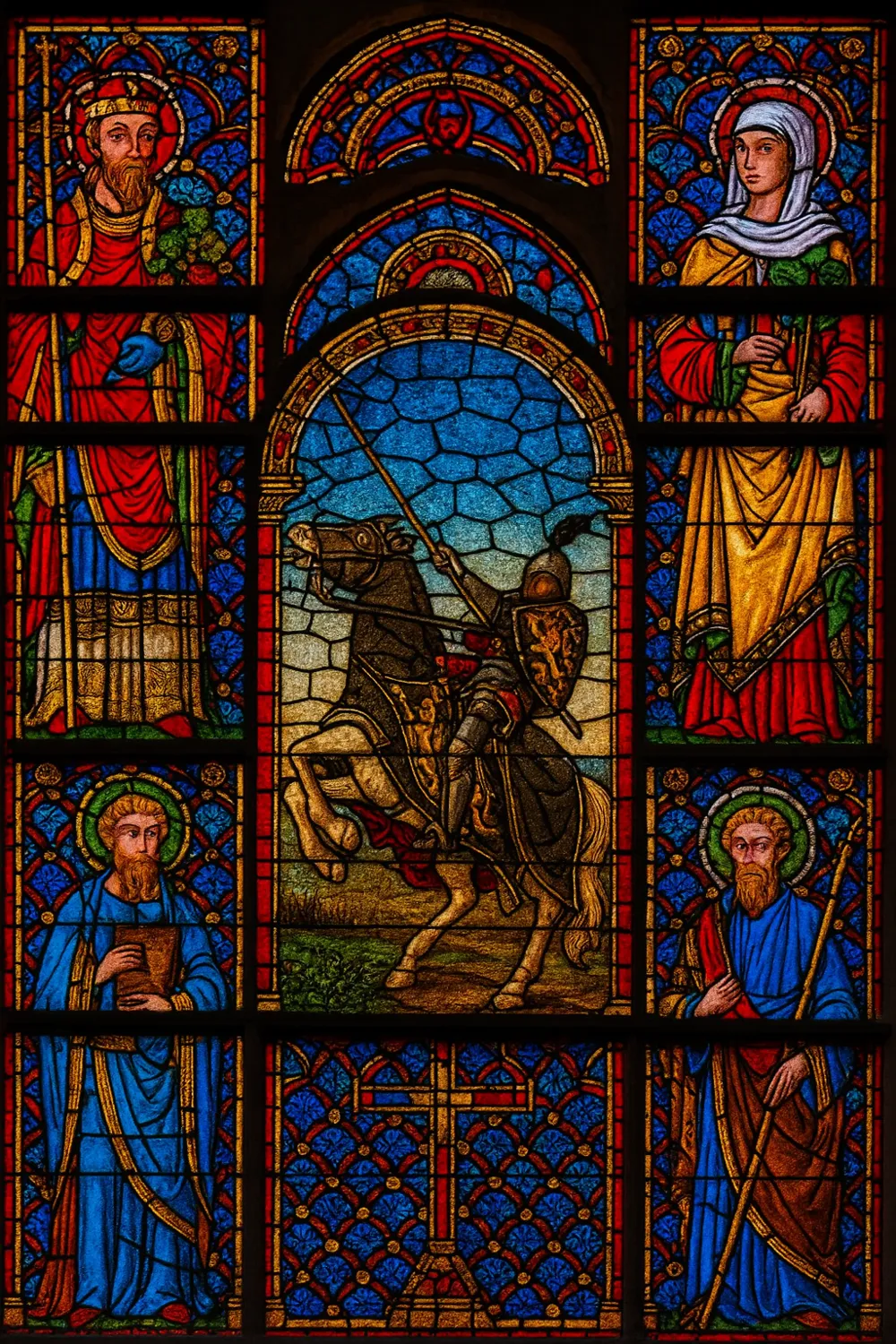 Duke John I of Brabant stained glass window by vandyckchristoph ...