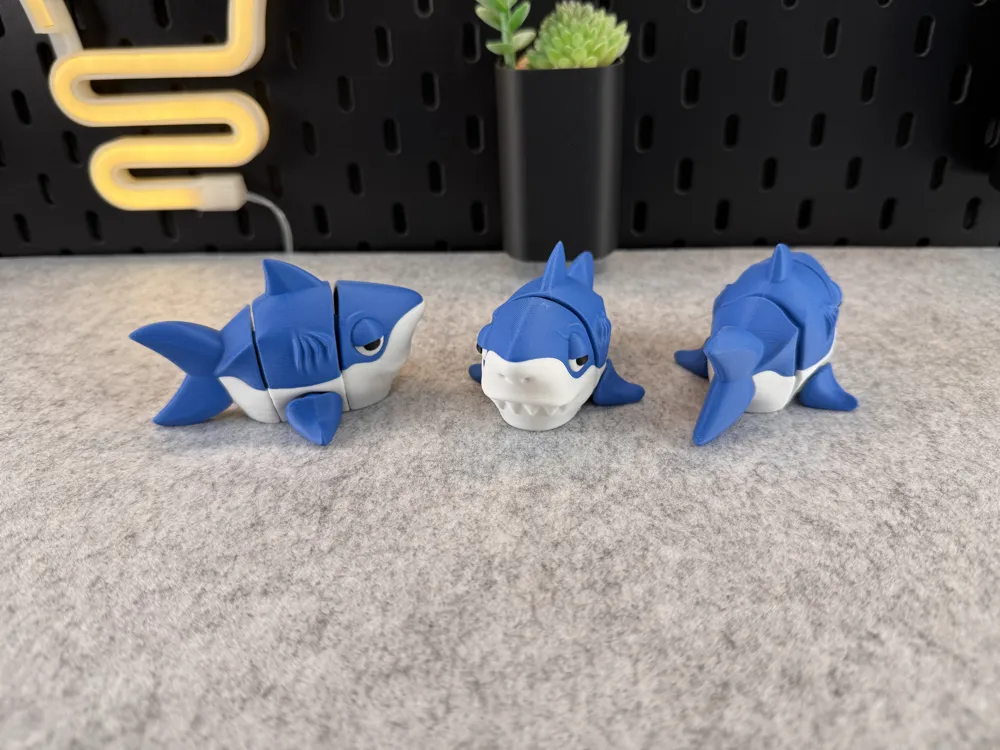 Tiburón lindo articulado por 3DPrintyiMakerWorld: Descarga Modelos 3D ...