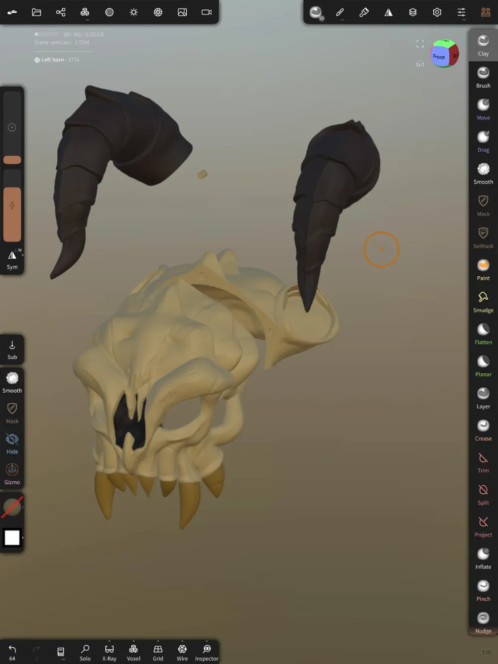 Fallout Deathclaw Skull Mask - Free 3D Print Model - MakerWorld