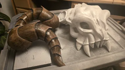 Fallout Deathclaw Skull Mask by Jeon MakerWorld: Download Free 3D Models