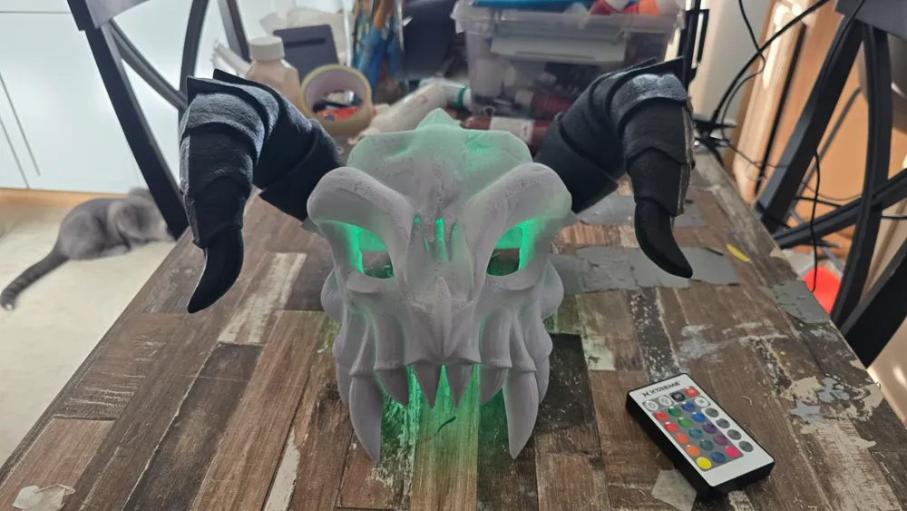 Fallout Deathclaw Skull Mask - Free 3D Print Model - MakerWorld