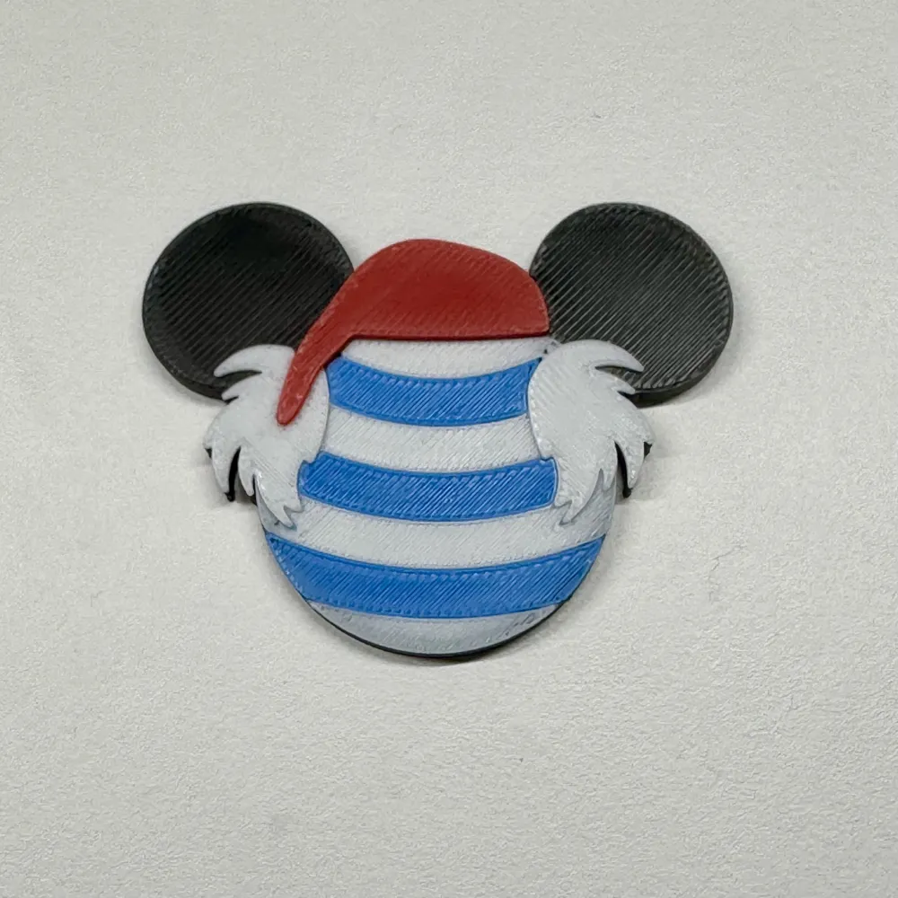 Villains Mickey Head Magnet - Free 3D Print Model - MakerWorld