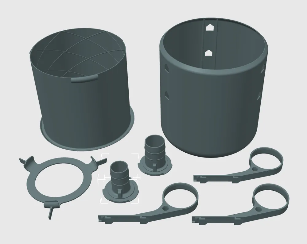 Floating Pool Skimmer (Intex compatible) - Free 3D Print Model - MakerWorld