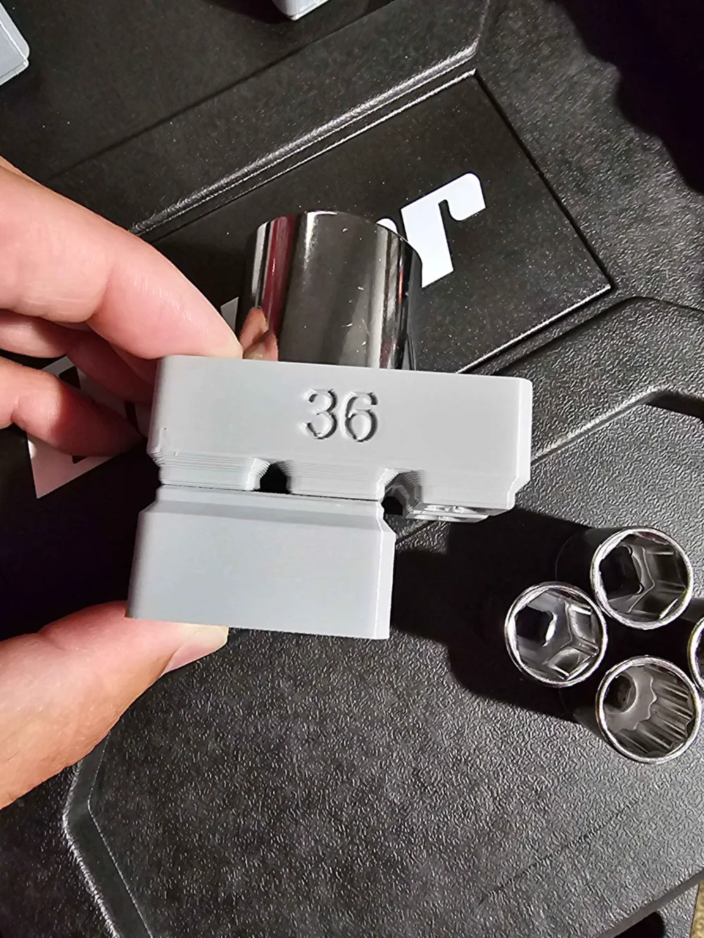 Gridfinity Universal Socket Tray- Standing upright - Free 3D Print ...