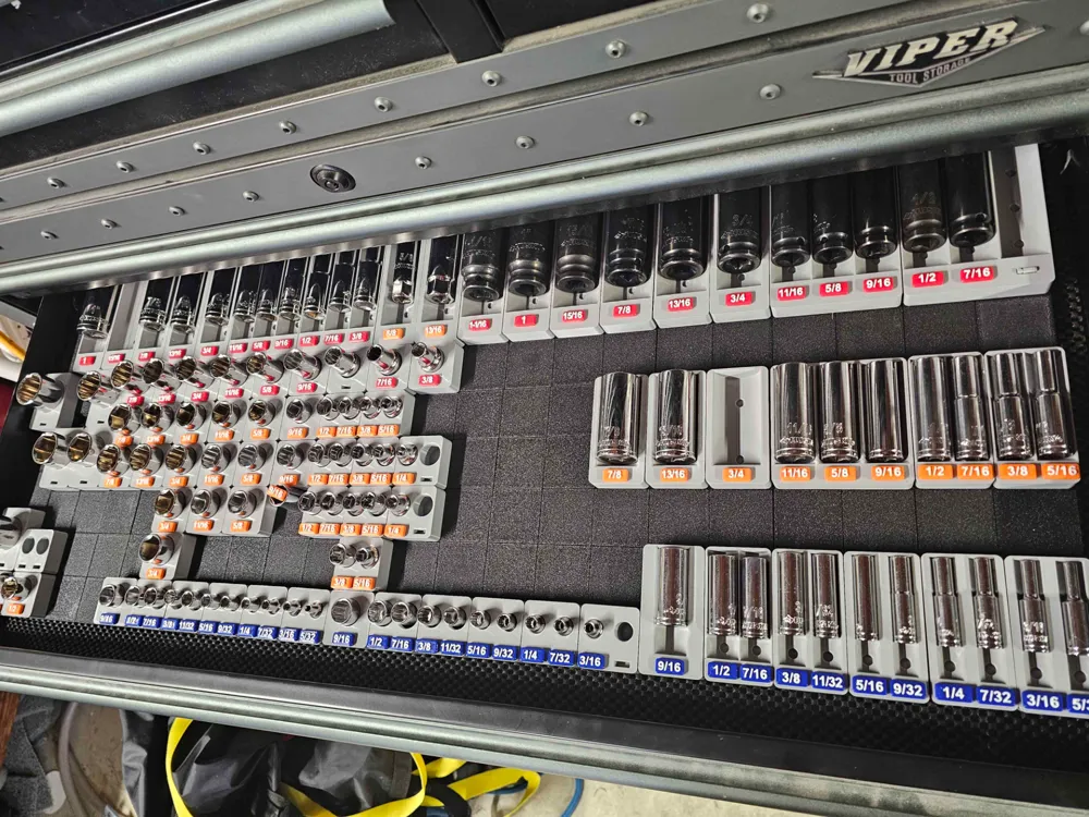 Gridfinity Universal Socket Tray- Standing upright by snjames316 ...