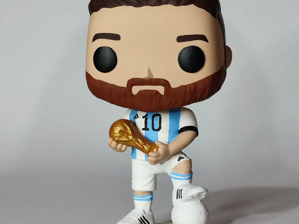 Funko Pop - Messi with world cup - con la copa by Tincho El Carpincho ...
