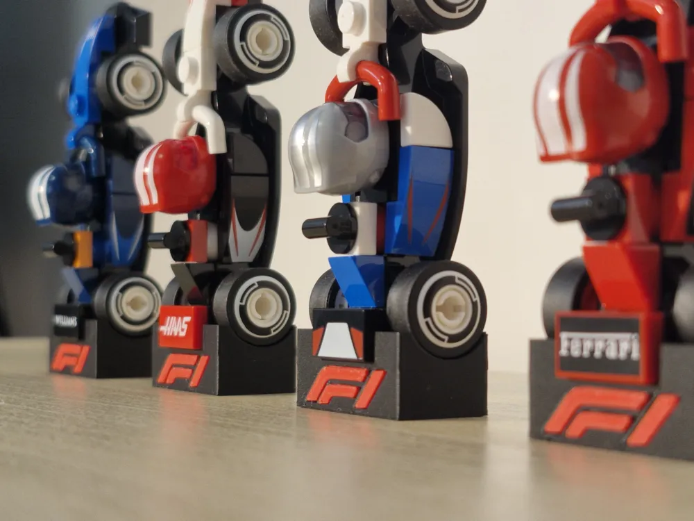 Legó Minifigure F1 Vertical Stand - Free 3D Print Model - MakerWorld
