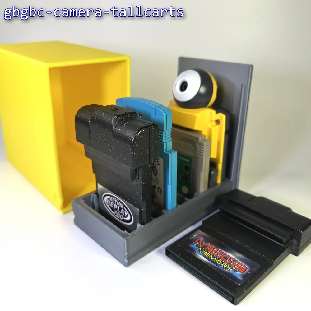 Handheld Cartridges Storage (GameBoy and more...) - Free 3D Print Model ...