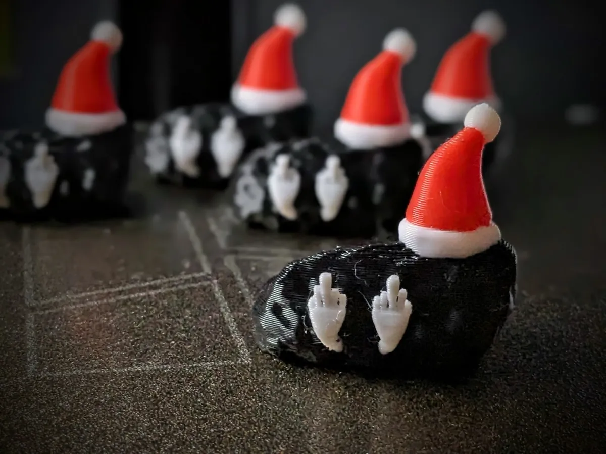 Naughty Lump of Christmas Coal - Free 3D Print Model - MakerWorld