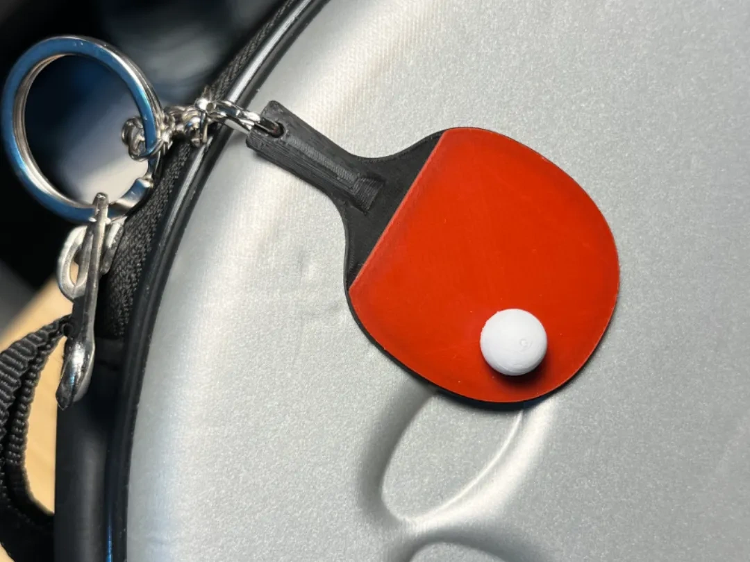 Ping pong ball keychain by Kris - MakerWorld
