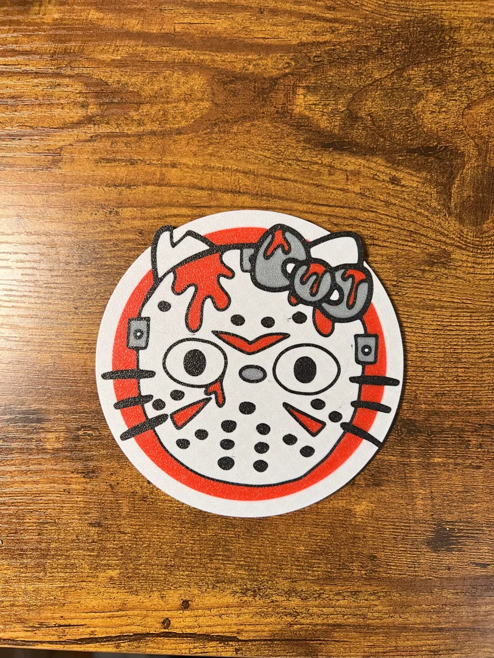 Hello Kitty Jason Coaster by StudBuffin - MakerWorld