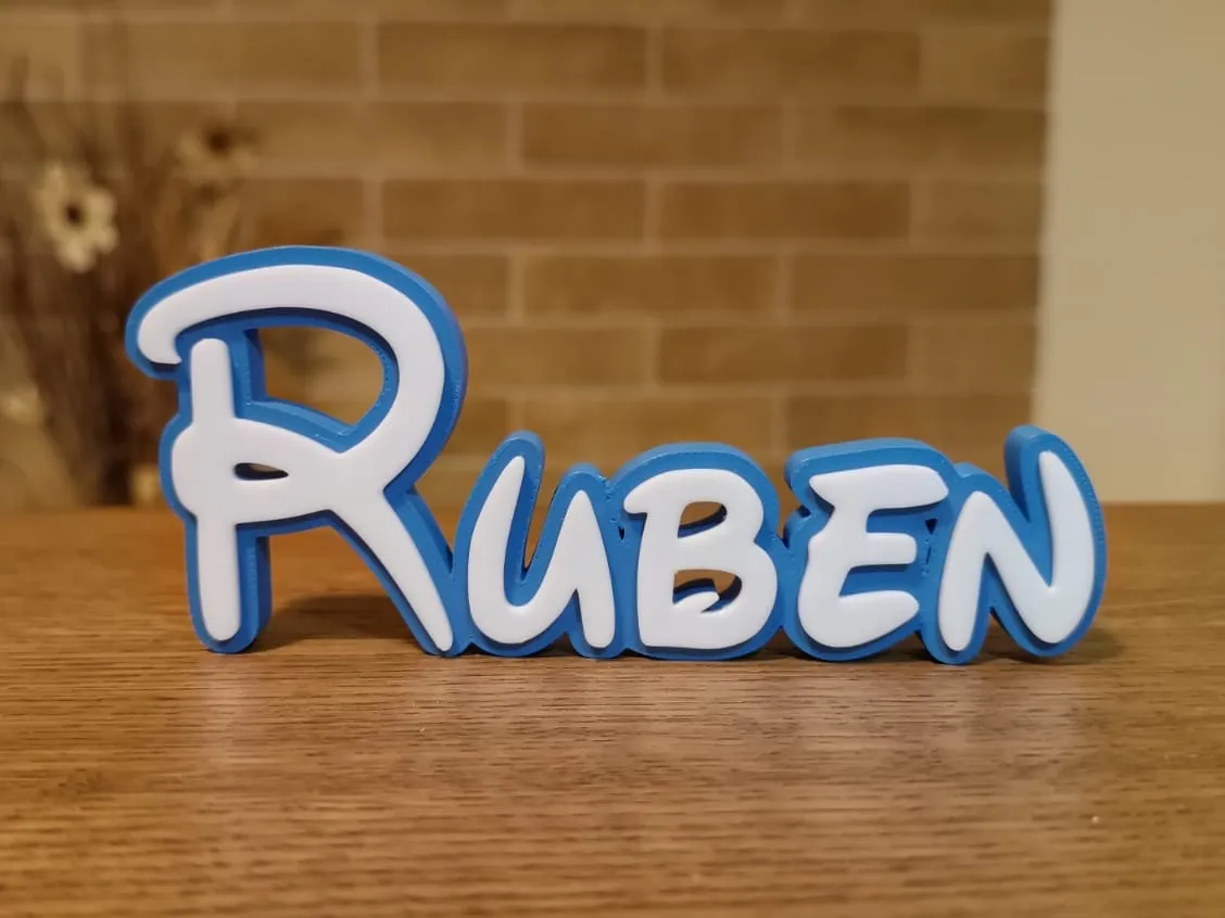 Ruben Name Disney Anhänger – Kostenloses 3D-Druckmodell – MakerWorld