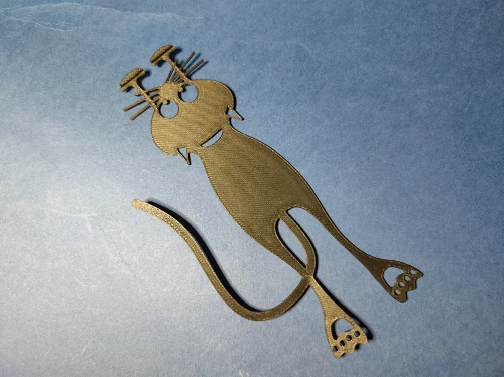 Cat bookmark by Izzodesign74 - MakerWorld