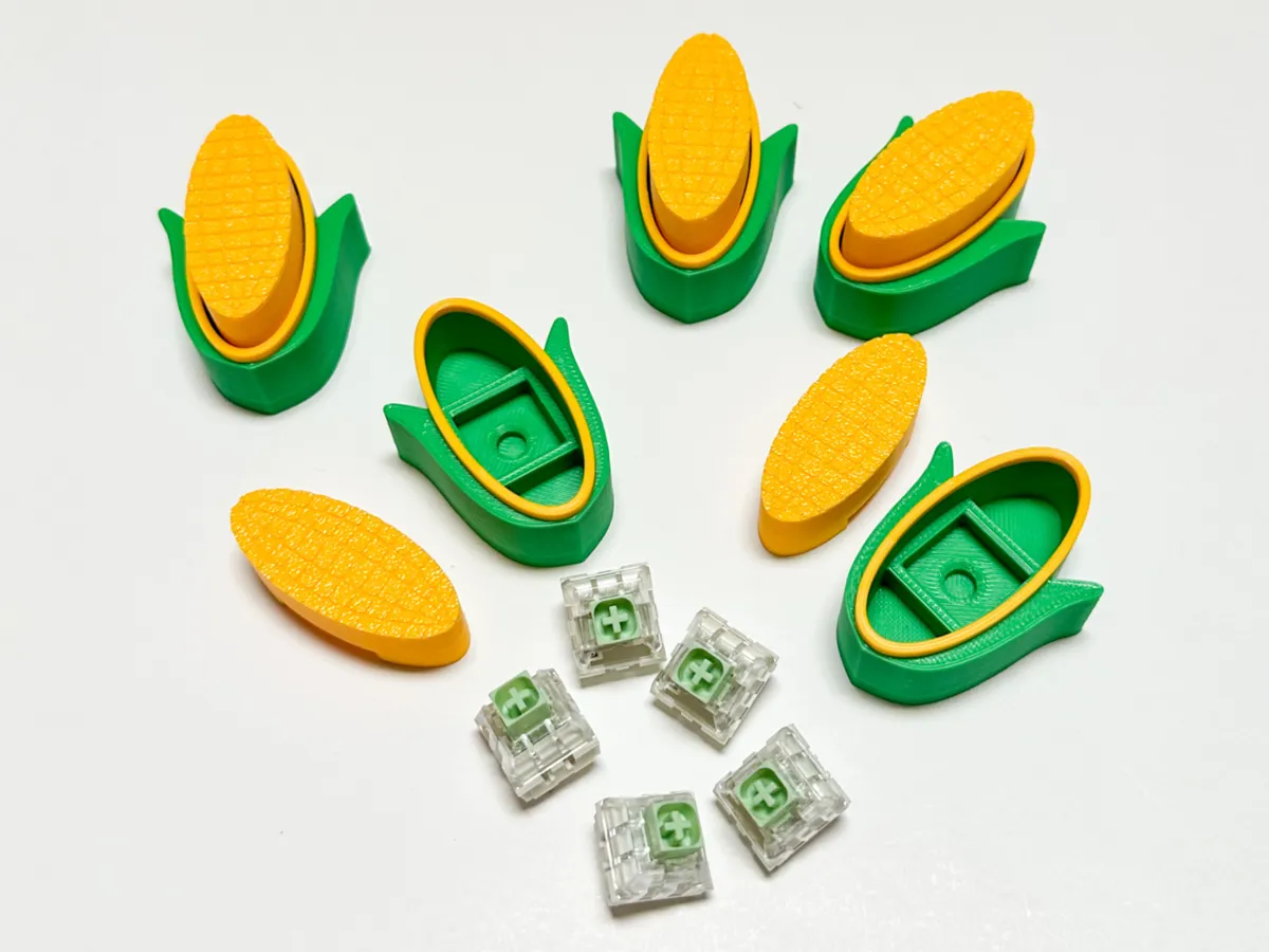 Corn Clicker Fidget - Free 3D Print Model - MakerWorld