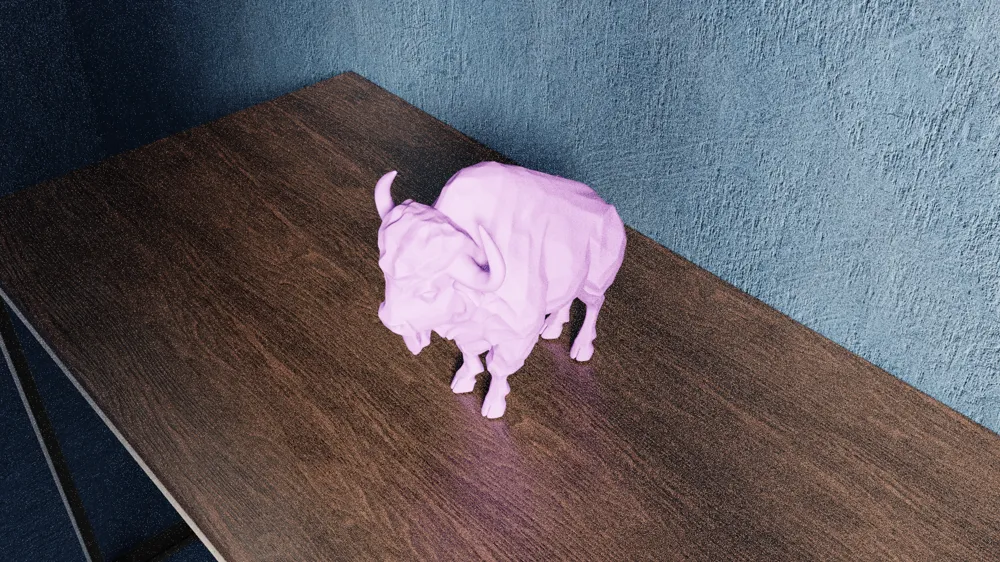 Low Poly Buffalo - Free 3D Print Model - MakerWorld