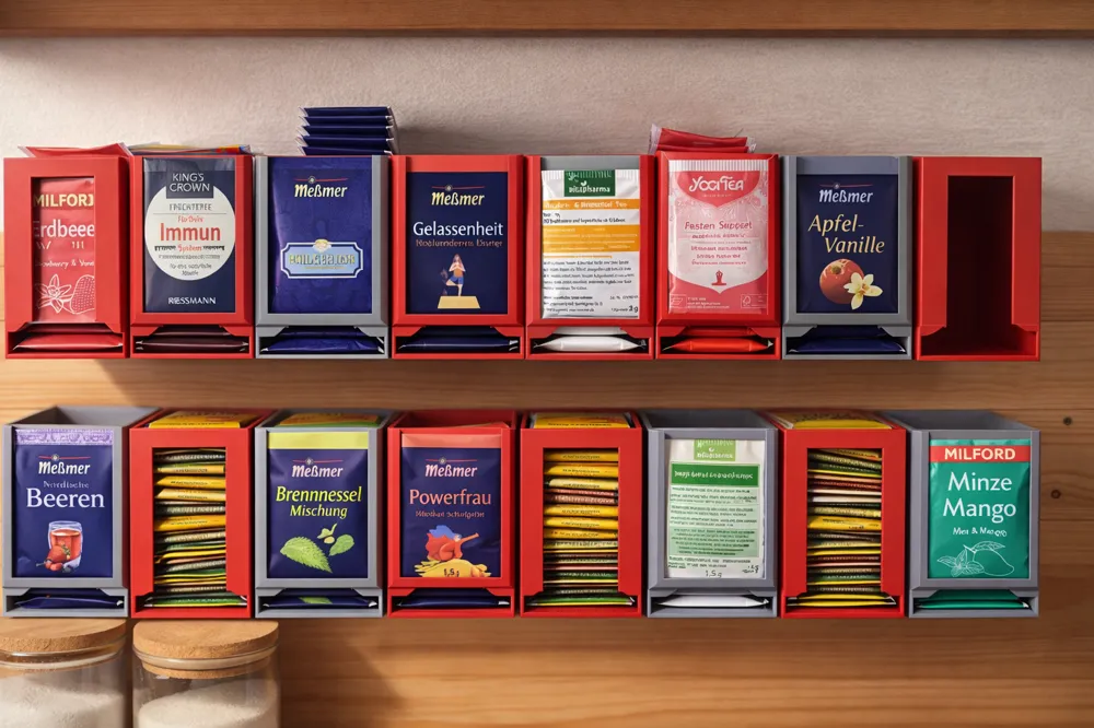 Teaboxes with Rail System for Wall Mounting - Free 3D Print Model ...