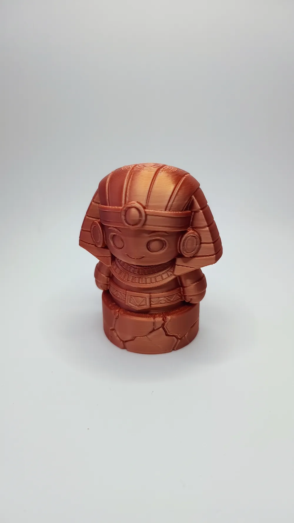 Chibi Pharaoh Mini Figure Temple Guard - Free 3D Print Model - MakerWorld