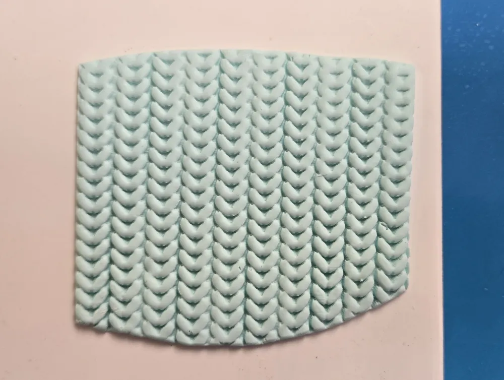 Knitted texture roller - Free 3D Print Model - MakerWorld