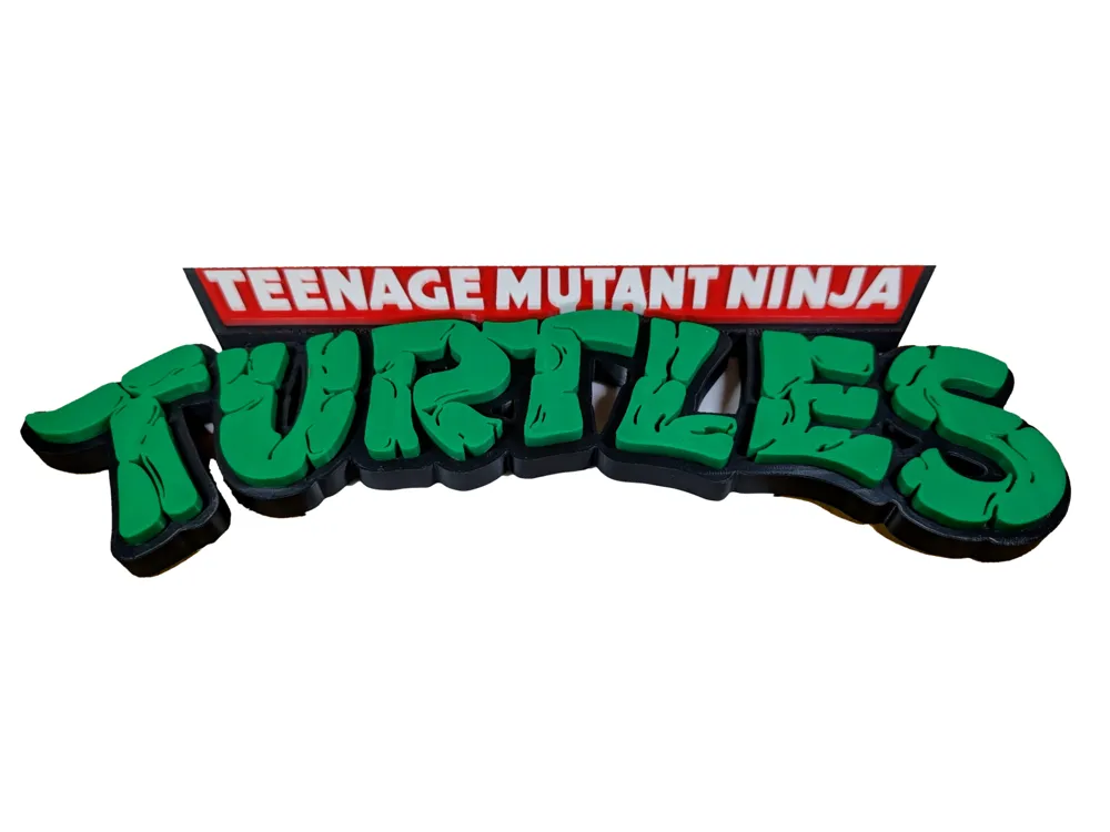 Classic Teenage Mutant Ninja Turtles Sign by sidbarret007 - MakerWorld