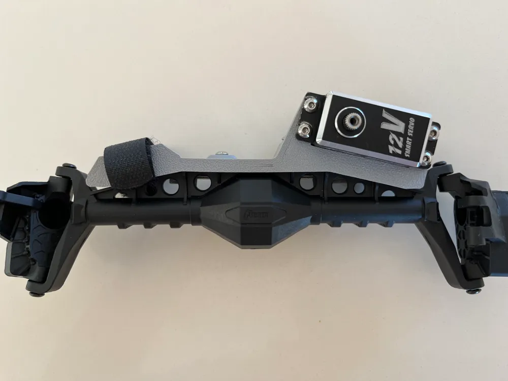 servo mount axle axial capra - Free 3D Print Model - MakerWorld