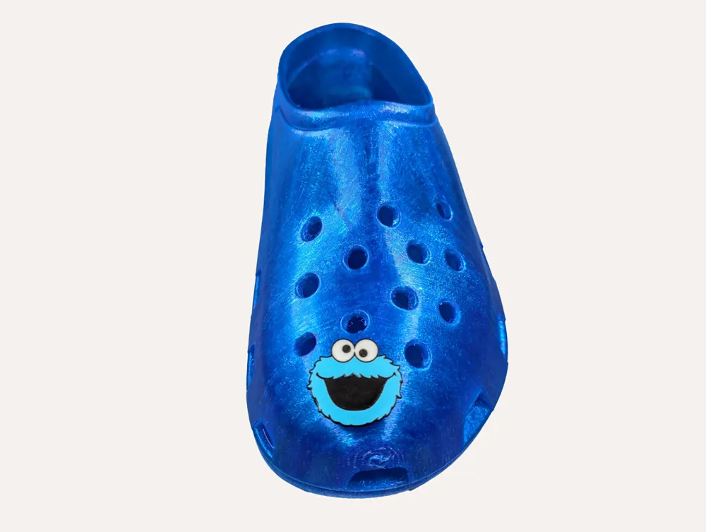 Cookie Monster Croc Shoe Charm by sidbarret007 - MakerWorld