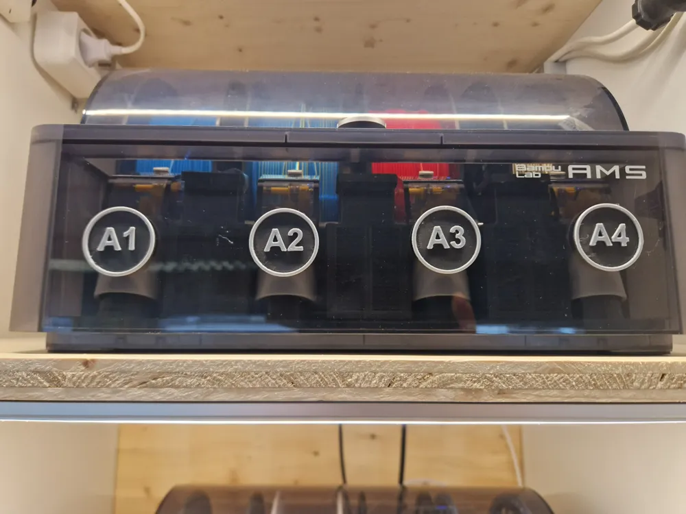 AMS Beschriftung AMS Label by ossilampe - MakerWorld