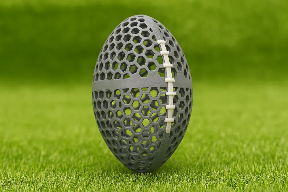 Perfect Airless Football (easy to print) TPU - Free 3D Print Model ...