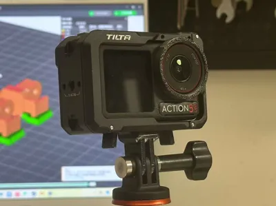 DJI Action2/3/4/5p/360 Schnellwechselhalterung V2 – Kostenloses 3D ...