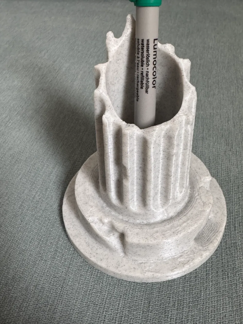 Column ruins pen holder Remixed by MorastBlitz - MakerWorld