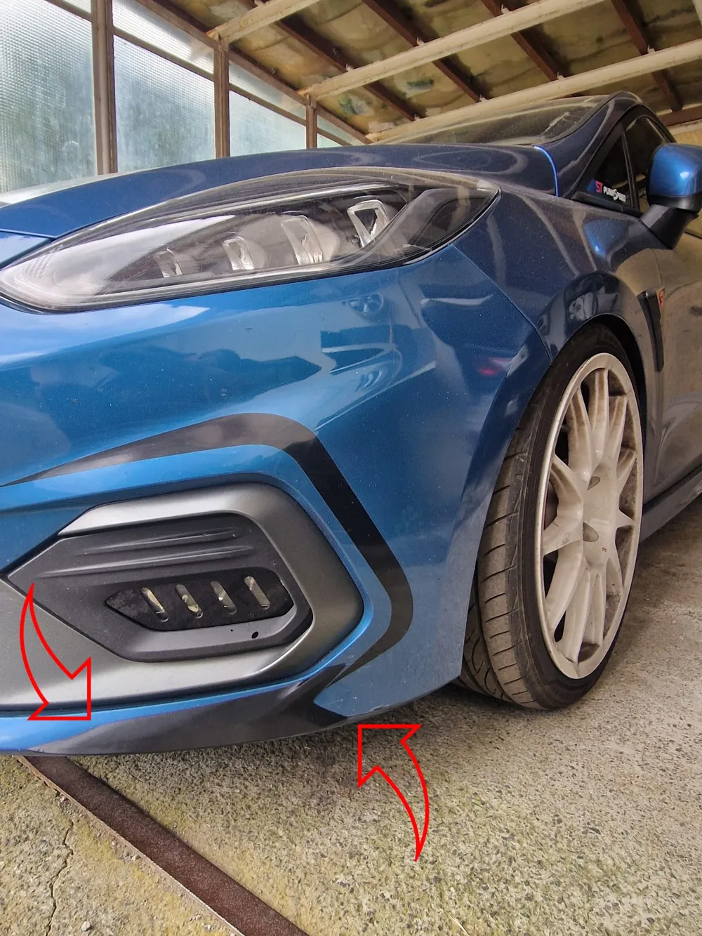 Front Spoiler Extension for Ford Fiesta ST MK8 - Free 3D Print Model ...
