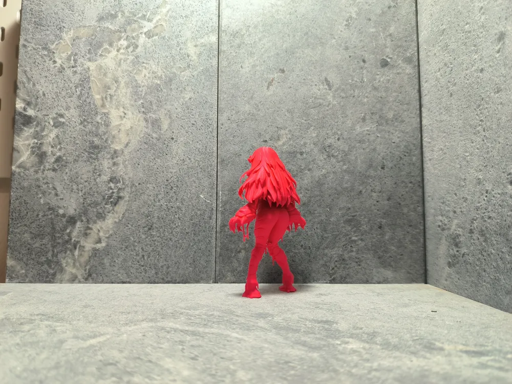 Anime Lava-Girl - Free 3D Print Model - MakerWorld