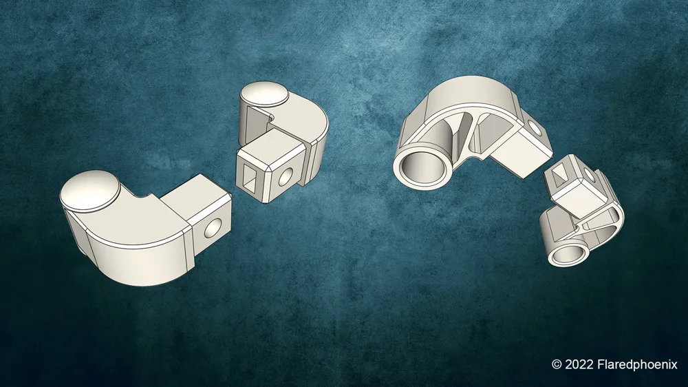 Square Tube to Round Tube Adapter by Flaredphoenix MakerWorld: Download ...