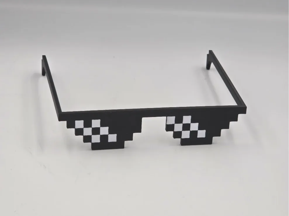 Minecraft glasses Pixel only 14g filament by EvenAlmenning MakerWorld ...