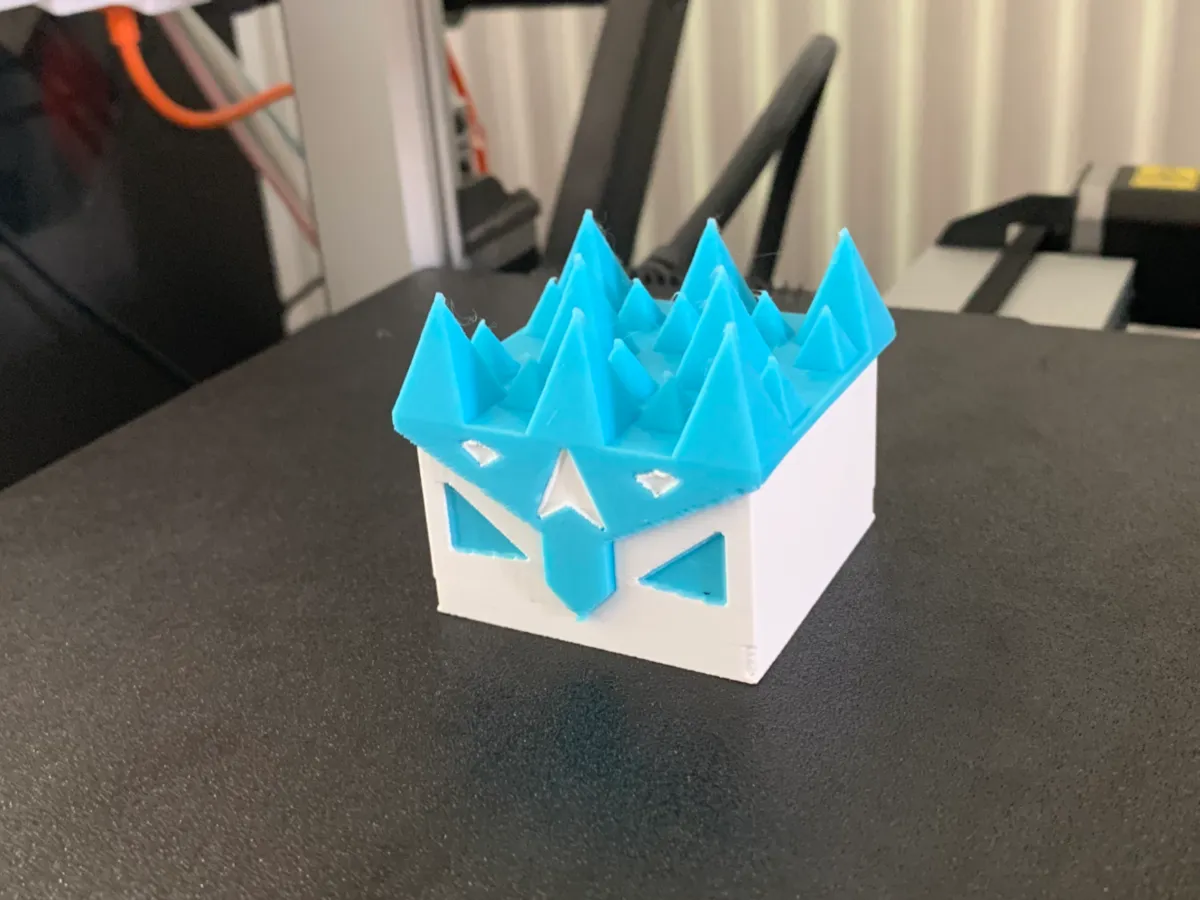 Geometry Dash Cube 126 - Free 3D Print Model - MakerWorld
