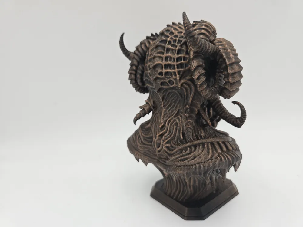 Elder Cthulhu Bust – Dark Myth Statue - Free 3D Print Model - MakerWorld