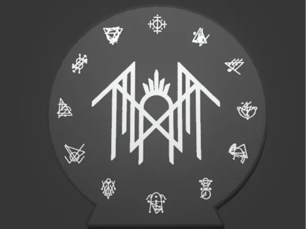 Sleep token light box by Dreman MakerWorld: Download Free 3D Models