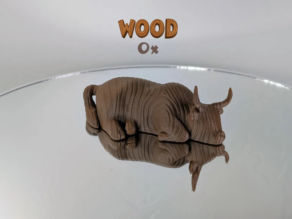 "Wood" Ox - Free 3D Print Model - MakerWorld