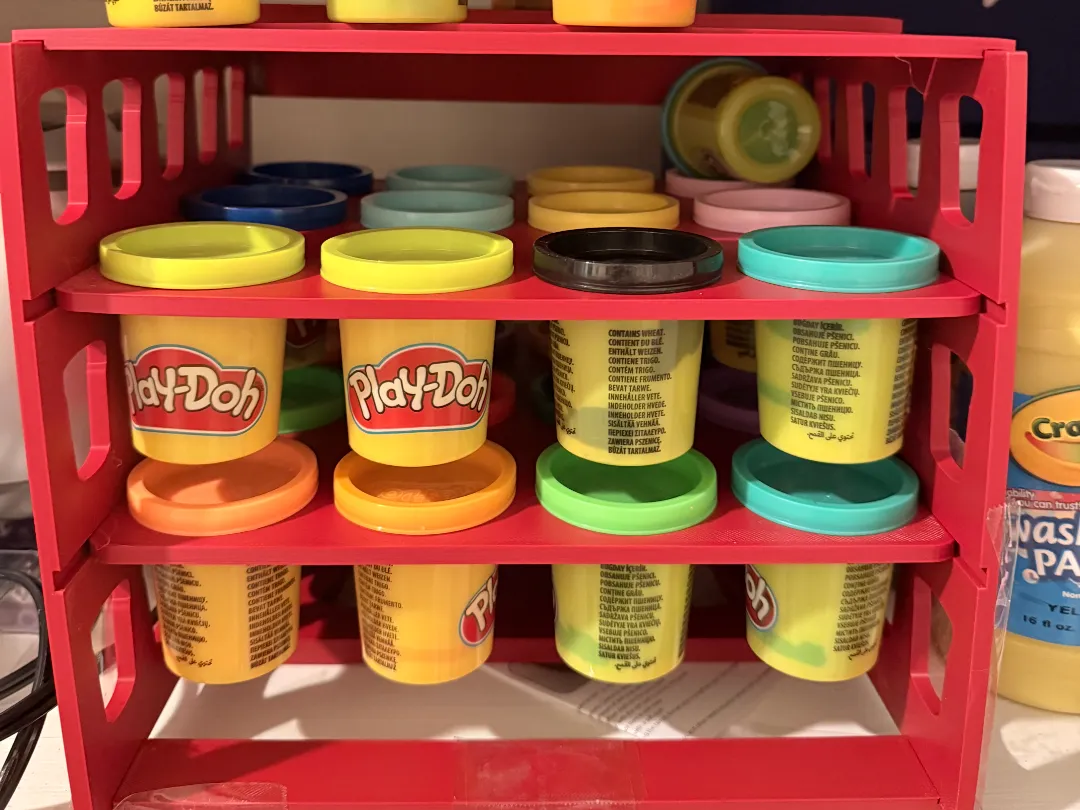 Play-Doh Tub Storage/Organizer - Free 3D Print Model - MakerWorld