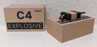 Block of C4 with Optional Fuse Attachment by Rexi Labs MakerWorld ...
