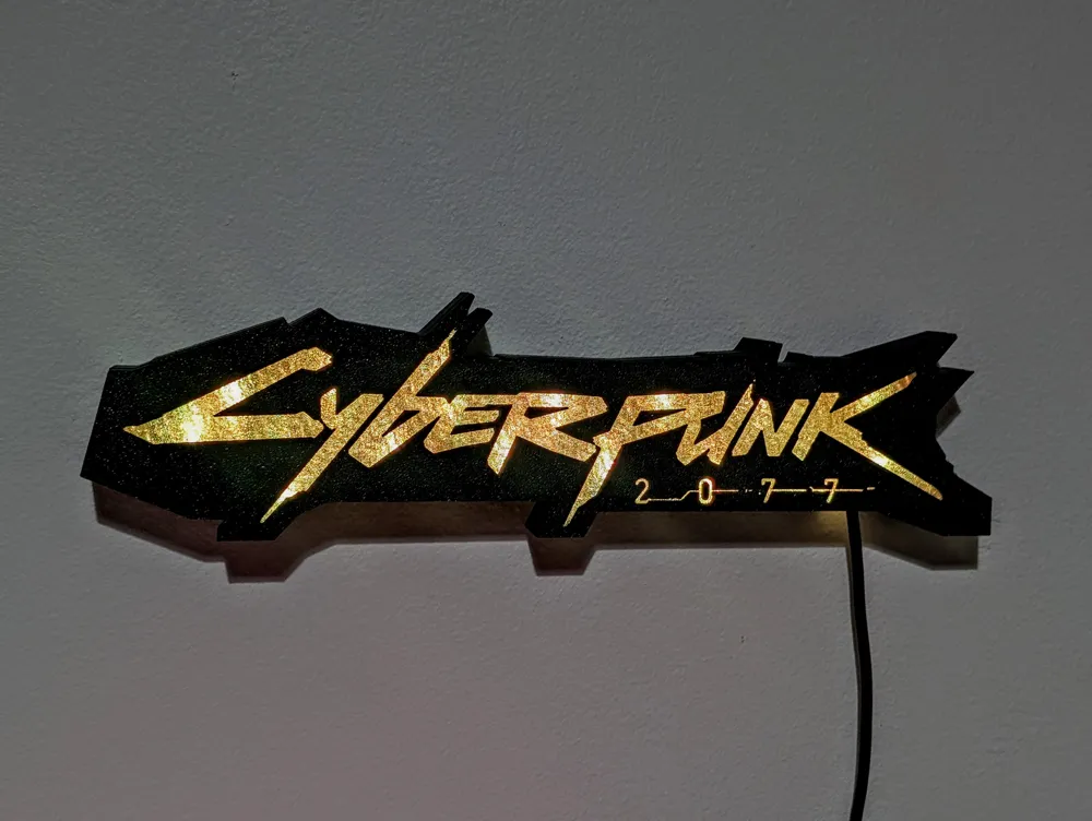 Cyberpunk 2077 LED Signs (Corpo Pack) v1.1 - Free 3D Print Model ...
