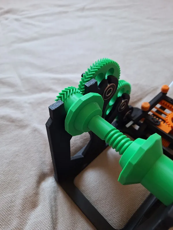 Filament Spool Switcher & Winder Bracket TPU Remixed by jcjames_13009 ...