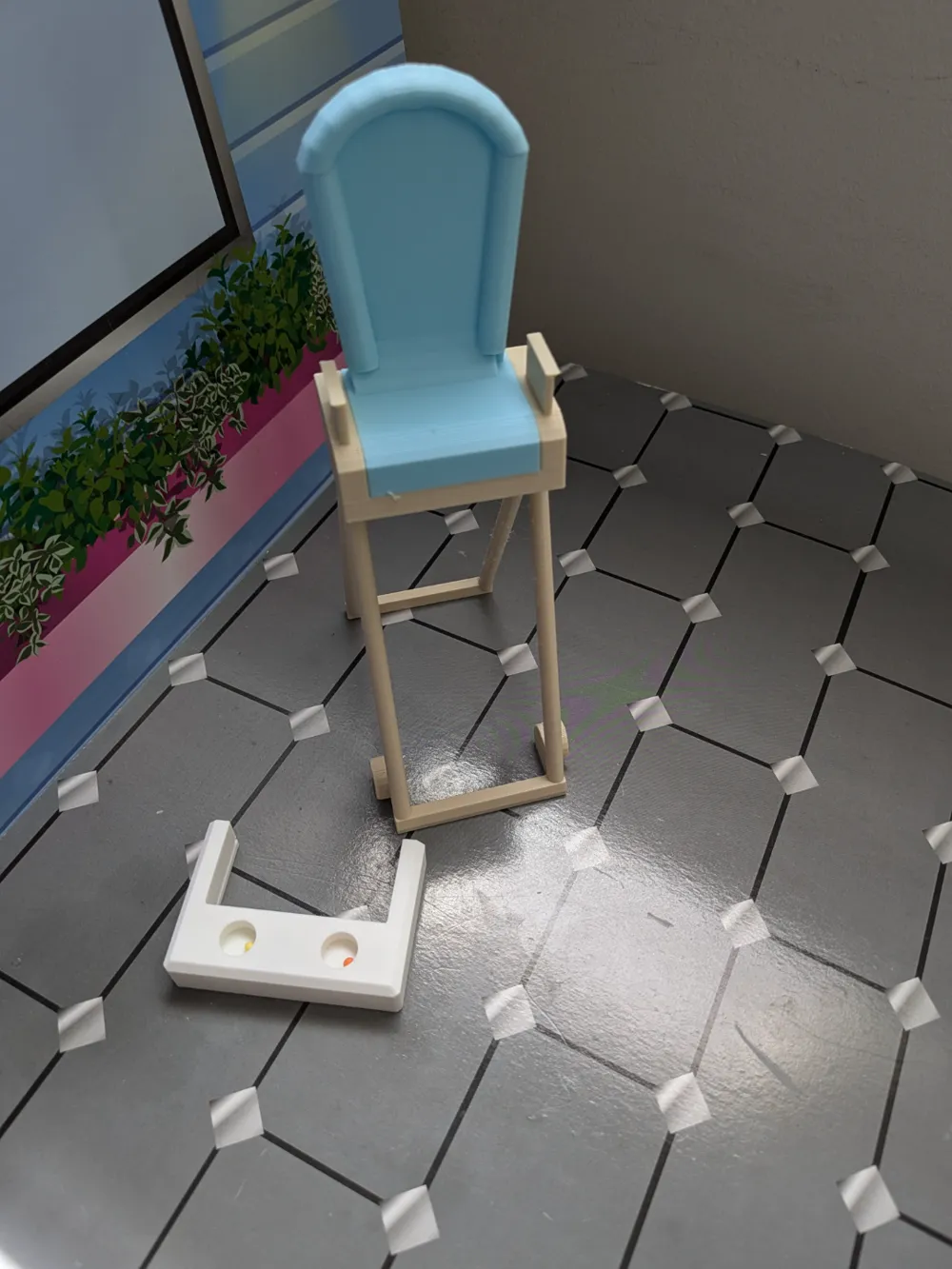 Doll Highchair - Free 3D Print Model - MakerWorld