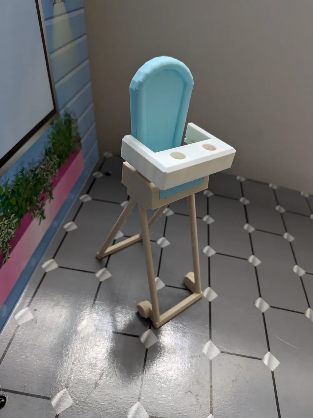 Doll Highchair - Free 3D Print Model - MakerWorld