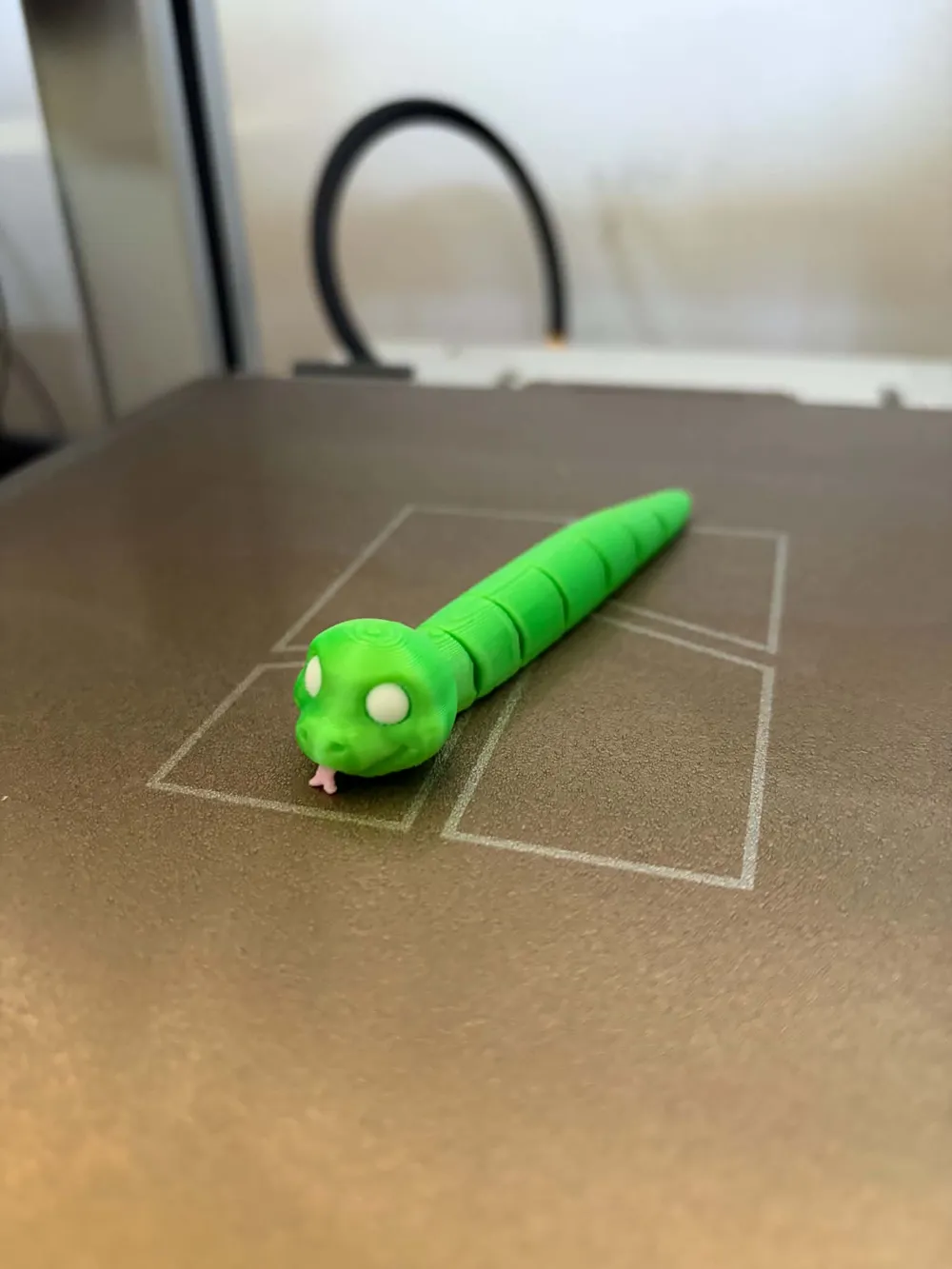 Cute Flexi Snake Toy – Easy-to-Print Articulated - Free 3D Print Model ...
